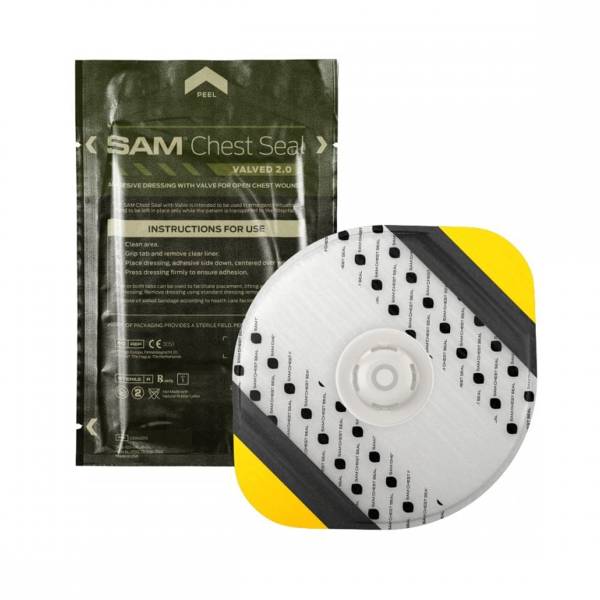 SAM Chest Seal 2.0 | Valved Occlusive Dressing - Steroplast