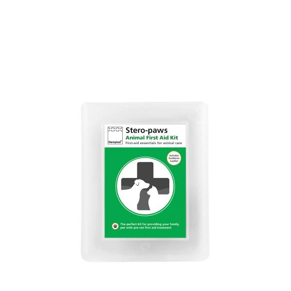 Stero-Paws Animal First Aid Kit | Clear Box