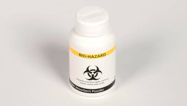 Biohazard Kits - Absorbent Powder - 100g Tub - Steroplast