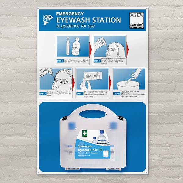 Eyewash Kit Station | With Optional Eyecare Kit