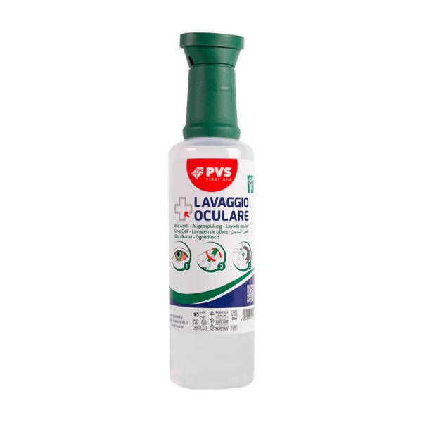 Sterile Eye Wash Saline Solution — 500ml | Single-Use Chemical Splash ...