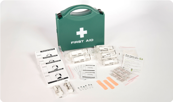 HSE First Aid Kit - 1-10 Person Kit - Case
