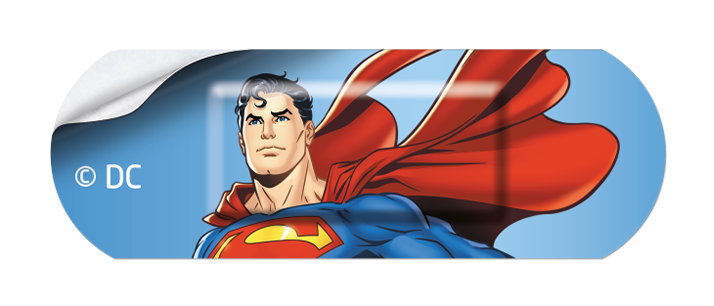 Leukoplast Kids Hero Edition Superman Plasters – 2 Assorted Sizes – Box ...
